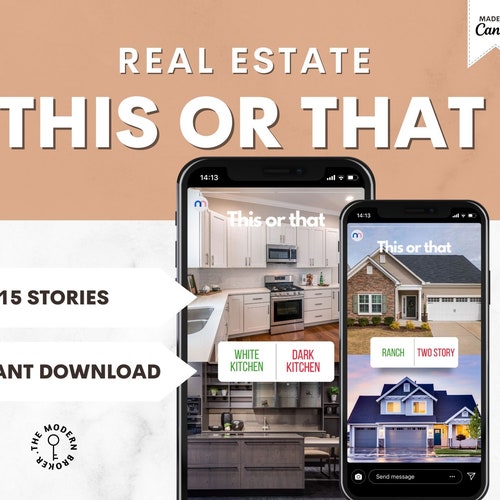 Real Estate This or That Social Media Posts Realtor Social - Etsy