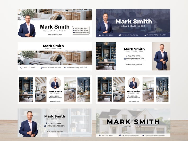 Luxury Real Estate Facebook Cover Templates | Modern Agent Social Media ...