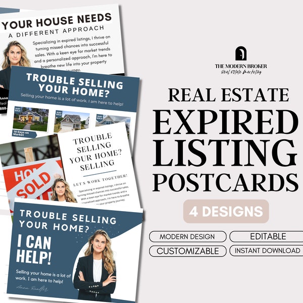 Realtor Postcards - Etsy
