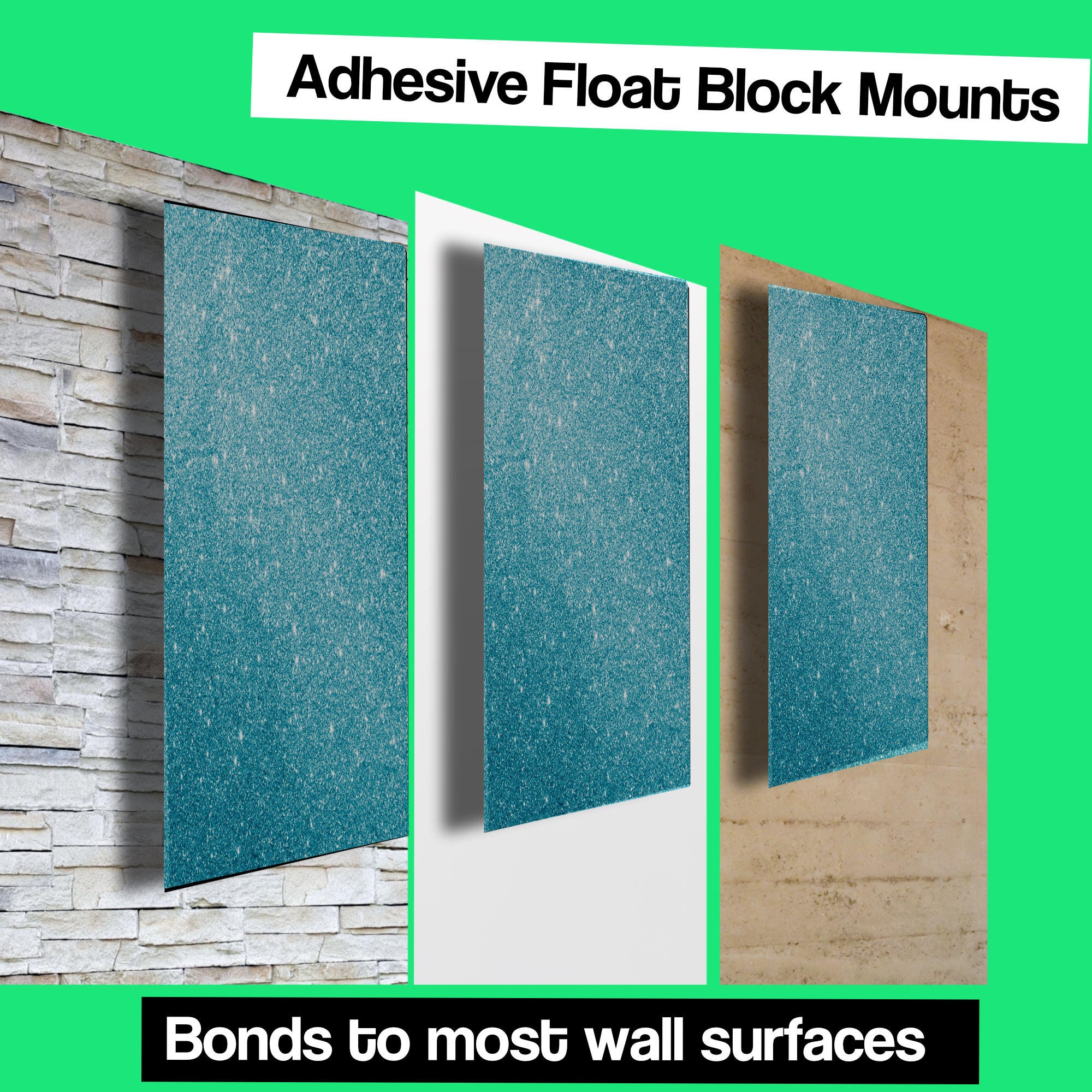 Artwork Print Floating Blocks 1/2", 1", and 2" - Etsy