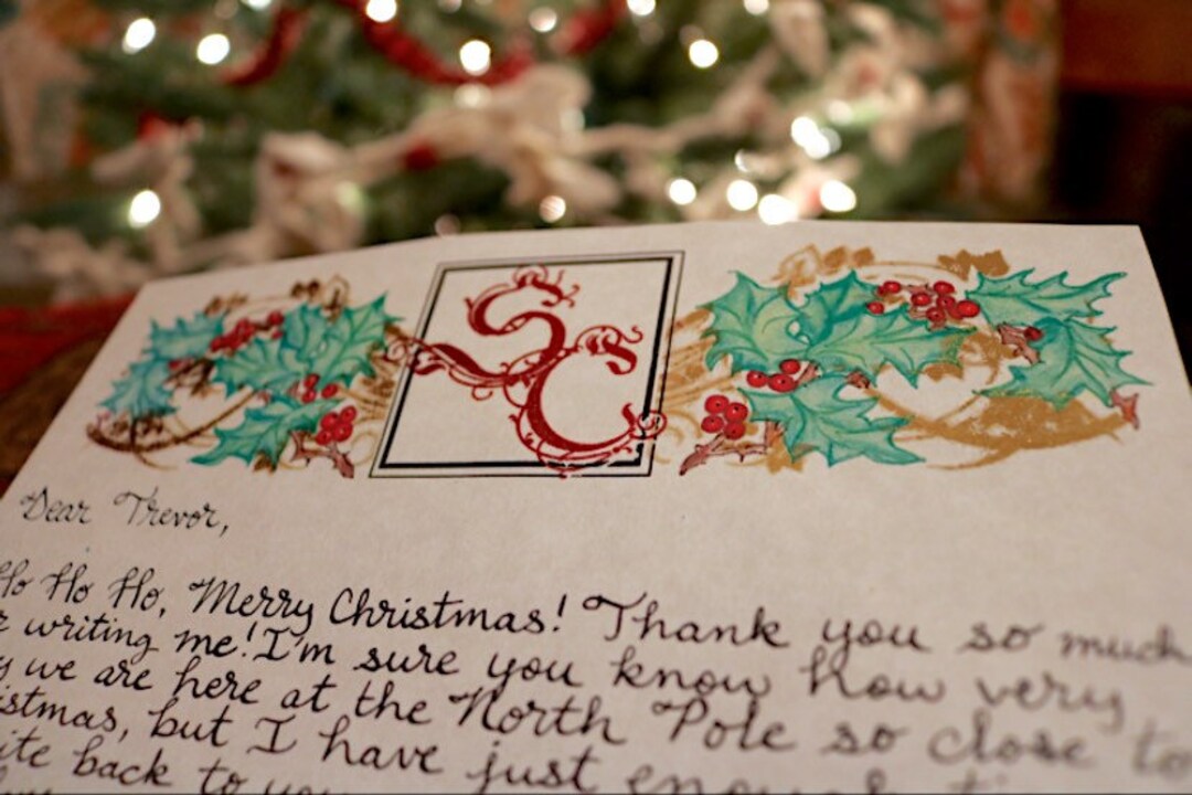 Baby Jesus Santa Letter-personalized & Handwritten-w/ FREE - Etsy