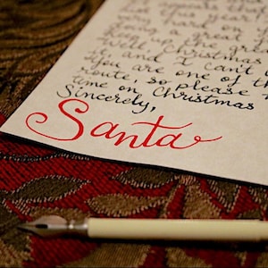 Baby Jesus Santa Letter-personalized & Handwritten-w/ FREE Christmas ...