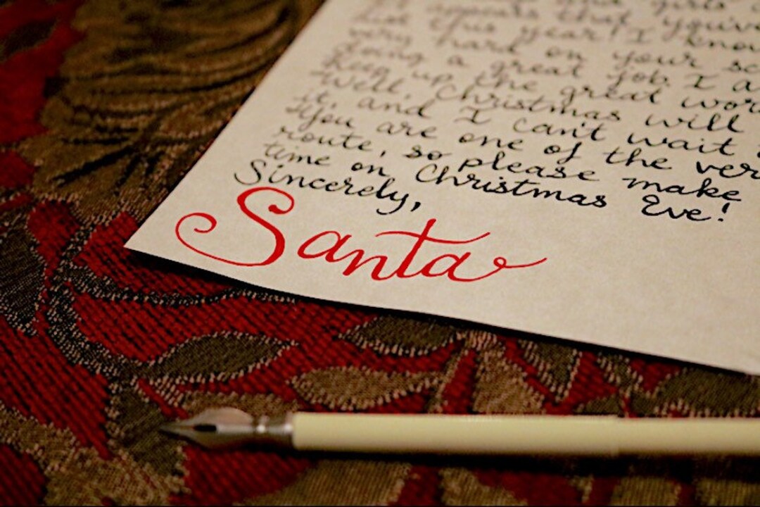 Baby's 1st Christmas Letter From Santa - Personalized & Handwritten ...
