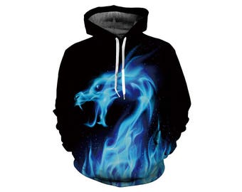 Dragon hoodie | Etsy