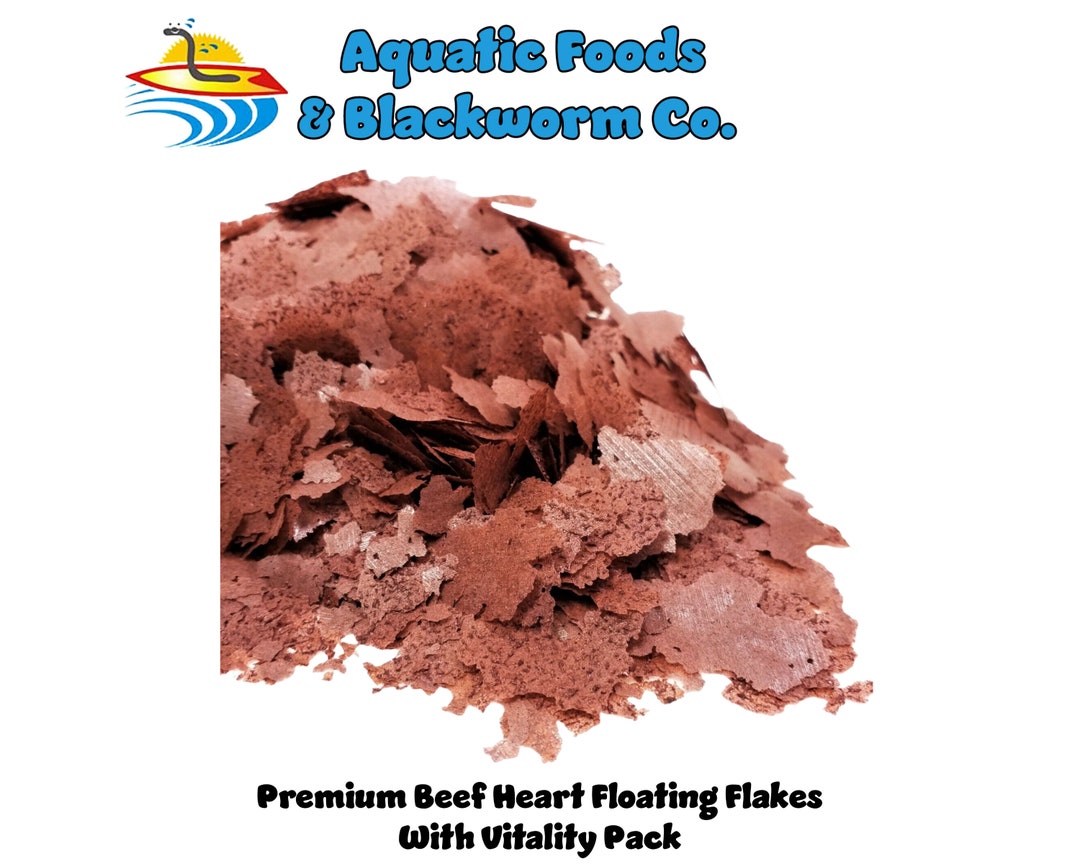 Beef Heart Flakes With Vitality Pack Bulk Tropical Fish Foods by ...