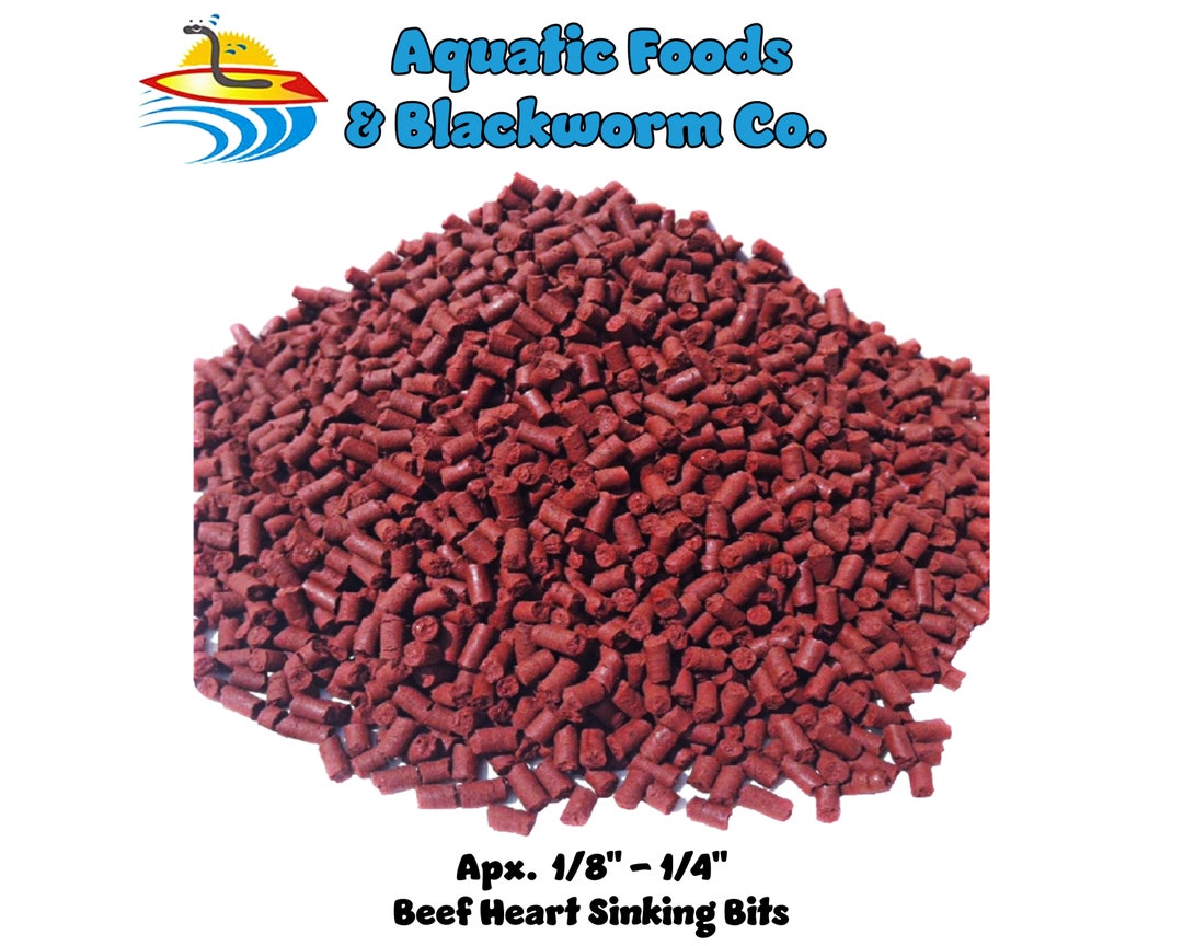 Beef Heart Bits for Discus, Cichlids, Bottom Fish & All Typestropicals ...
