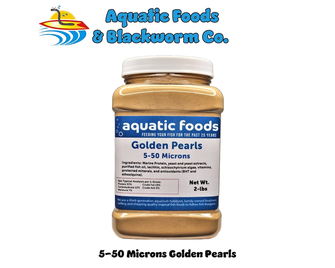 Golden Pearls 5-50 Microns powder for Newly Hatched Fry and Babies of ...