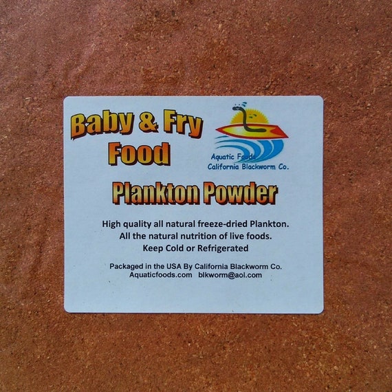 Ocean Plankton Powder Fry & Baby Food Suitable for All Types | Etsy