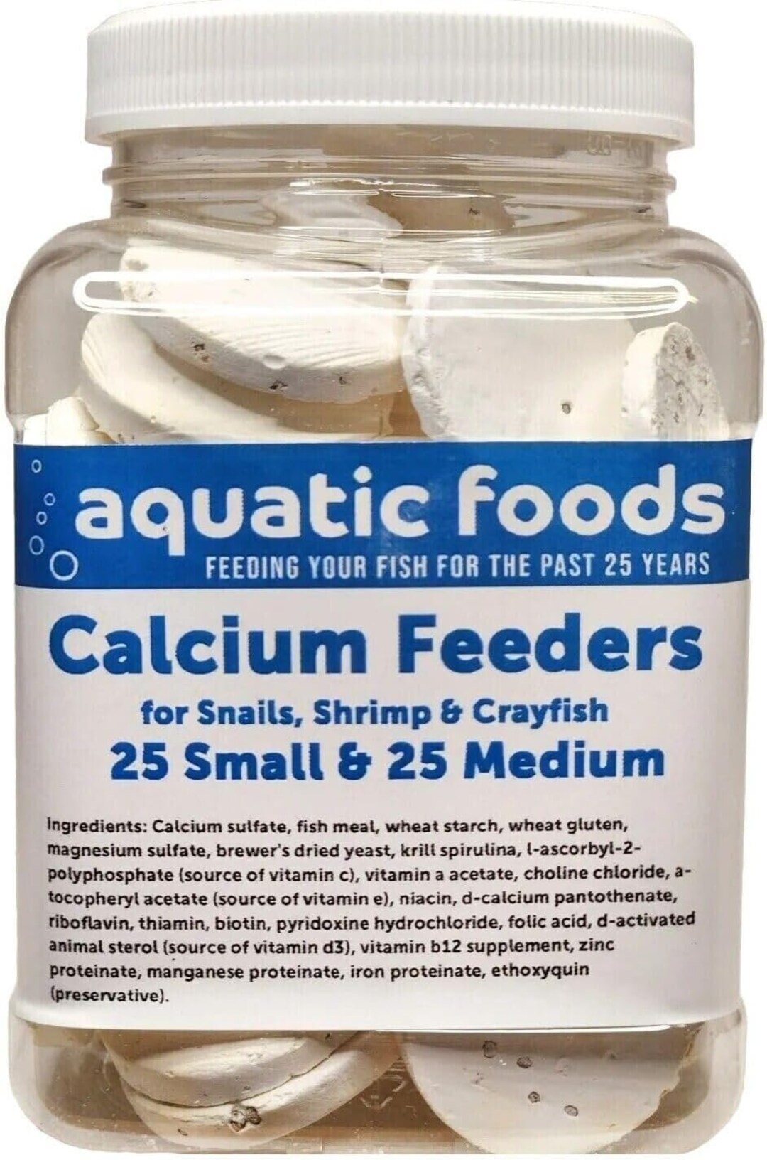 Calcium Enriched Sinking Feeder Disks and Holiday Feeding Food for ...