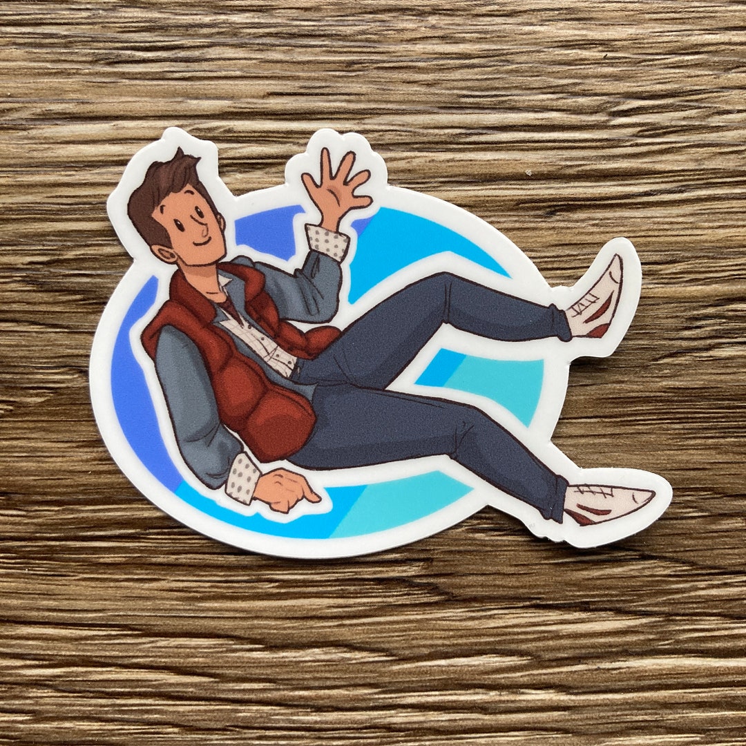 Marty Mcfly 3x2 Vinyl Sticker - Etsy