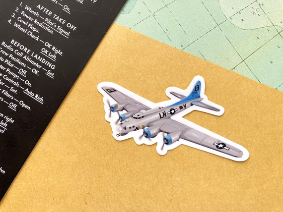 Boeing B-17 Bomber Vinyl Sticker - Etsy