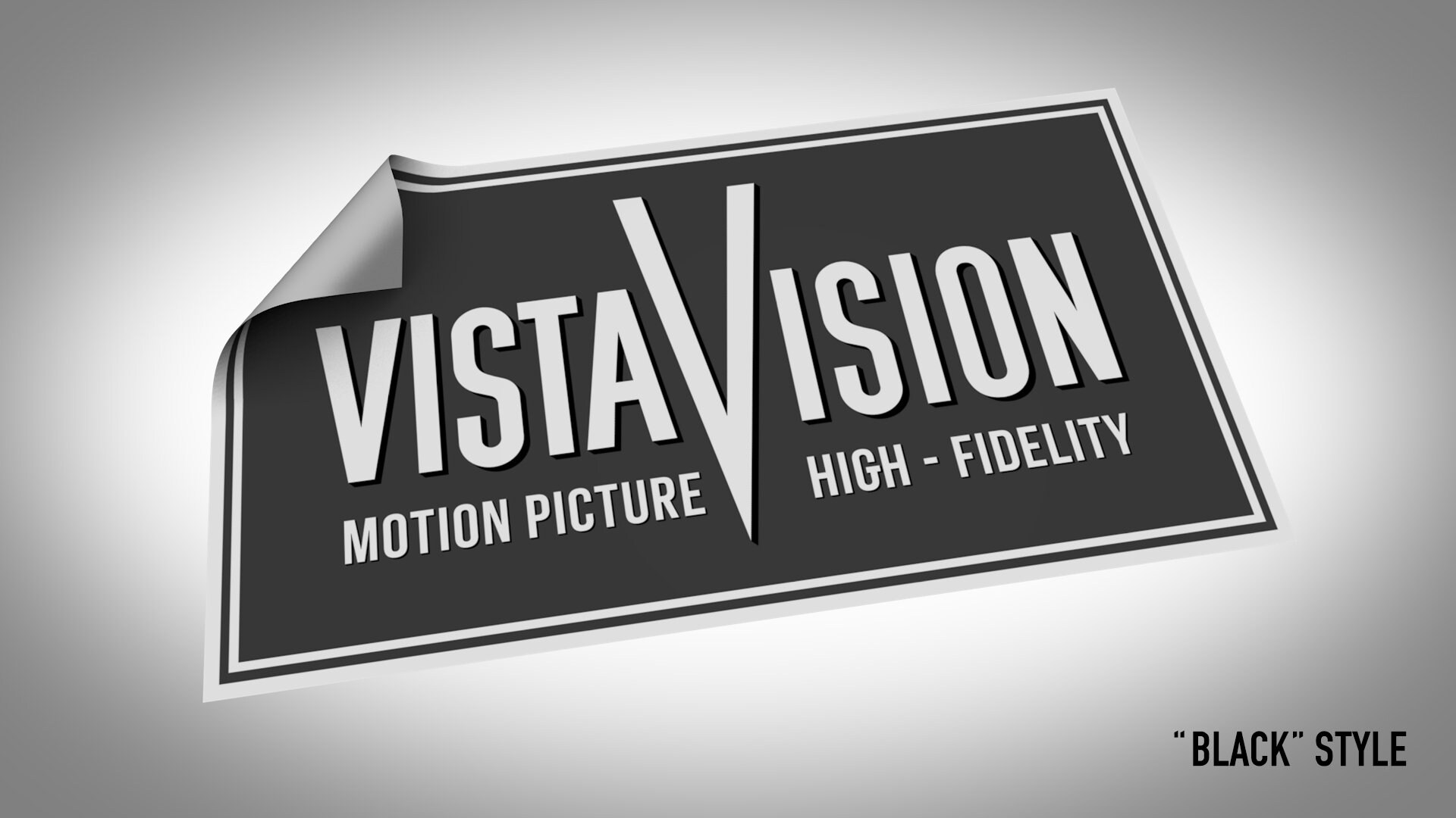 Vista Vision Motion Picture High Fidelity - Vintage Style Cinema Art ...