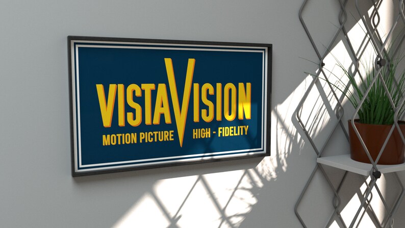 Vista Vision Motion Picture High Fidelity - Vintage Style Cinema Art ...