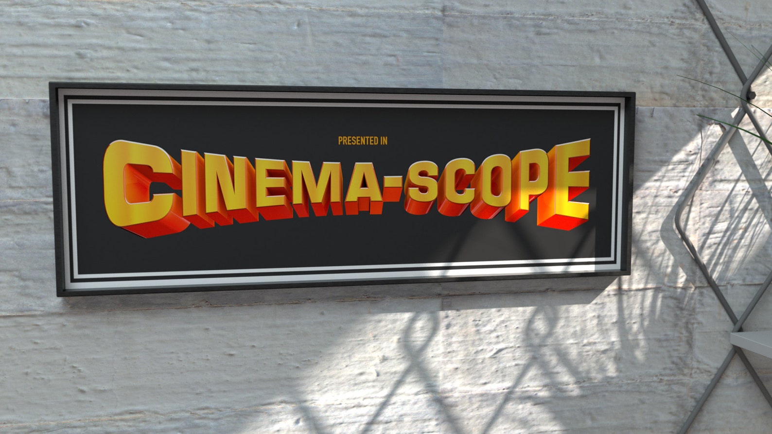 Presented in Cinemascope - Vintage Style Cinema Art Print. - Etsy
