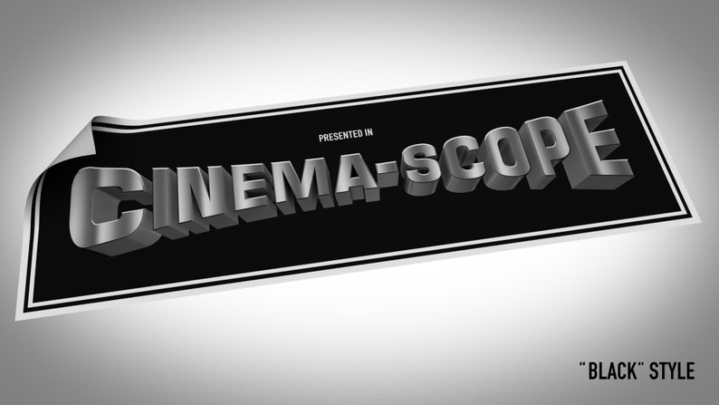 Presented in Cinemascope - Vintage Style Cinema Art Print. - Etsy