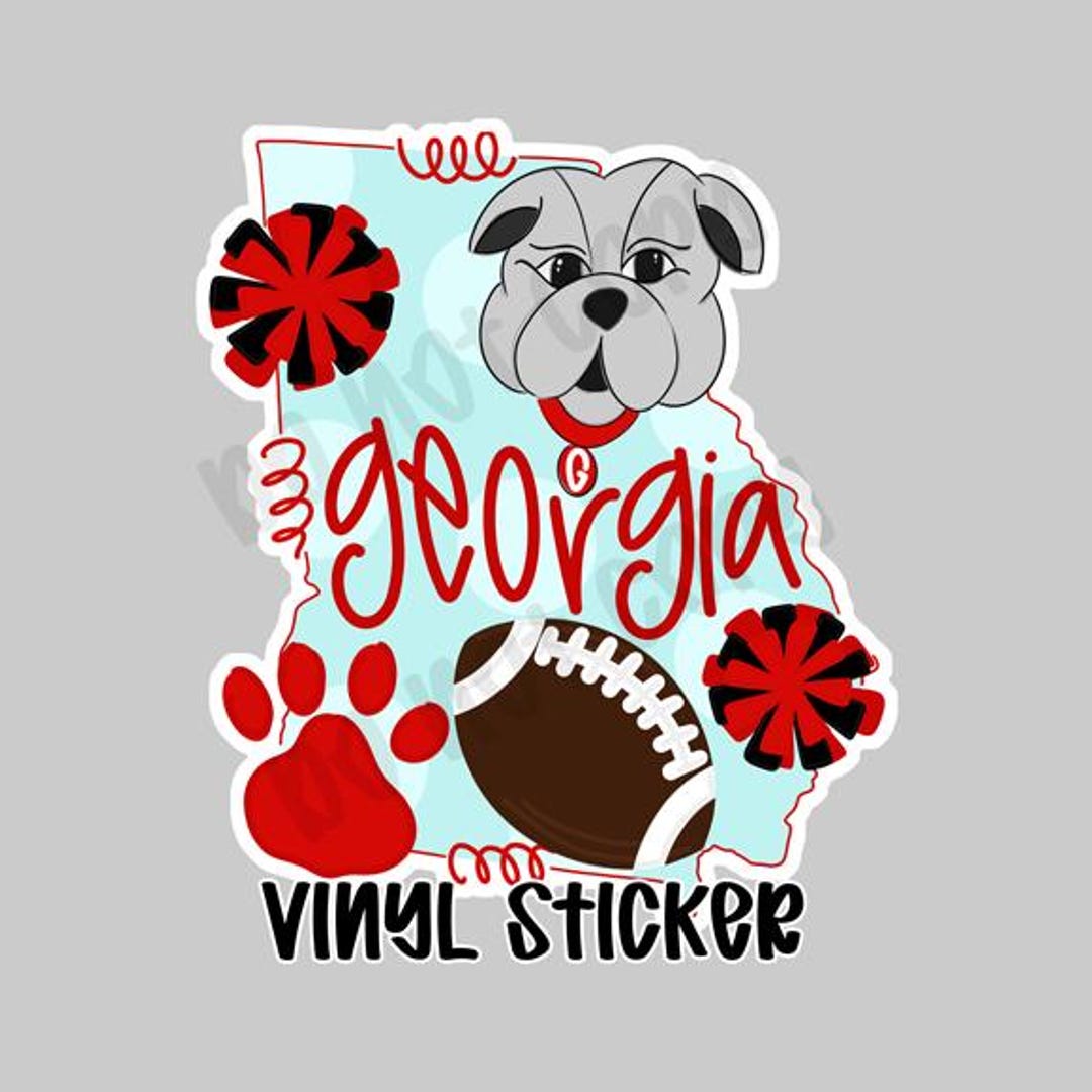 Georgia State STICKER - Etsy