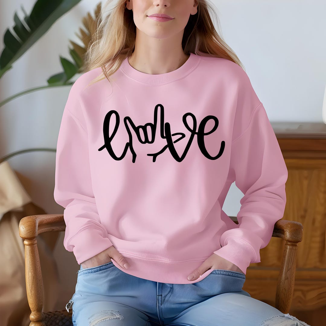 Love ASL Transfer Sheet - Etsy