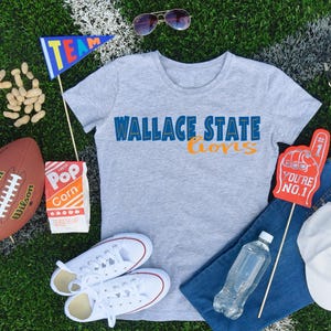 Wallace State Lions Block Letters Transfer Sheet - Etsy