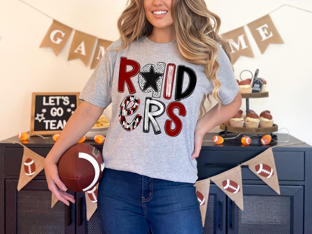 Raiders Maroon and Black Transfer Sheet - Etsy