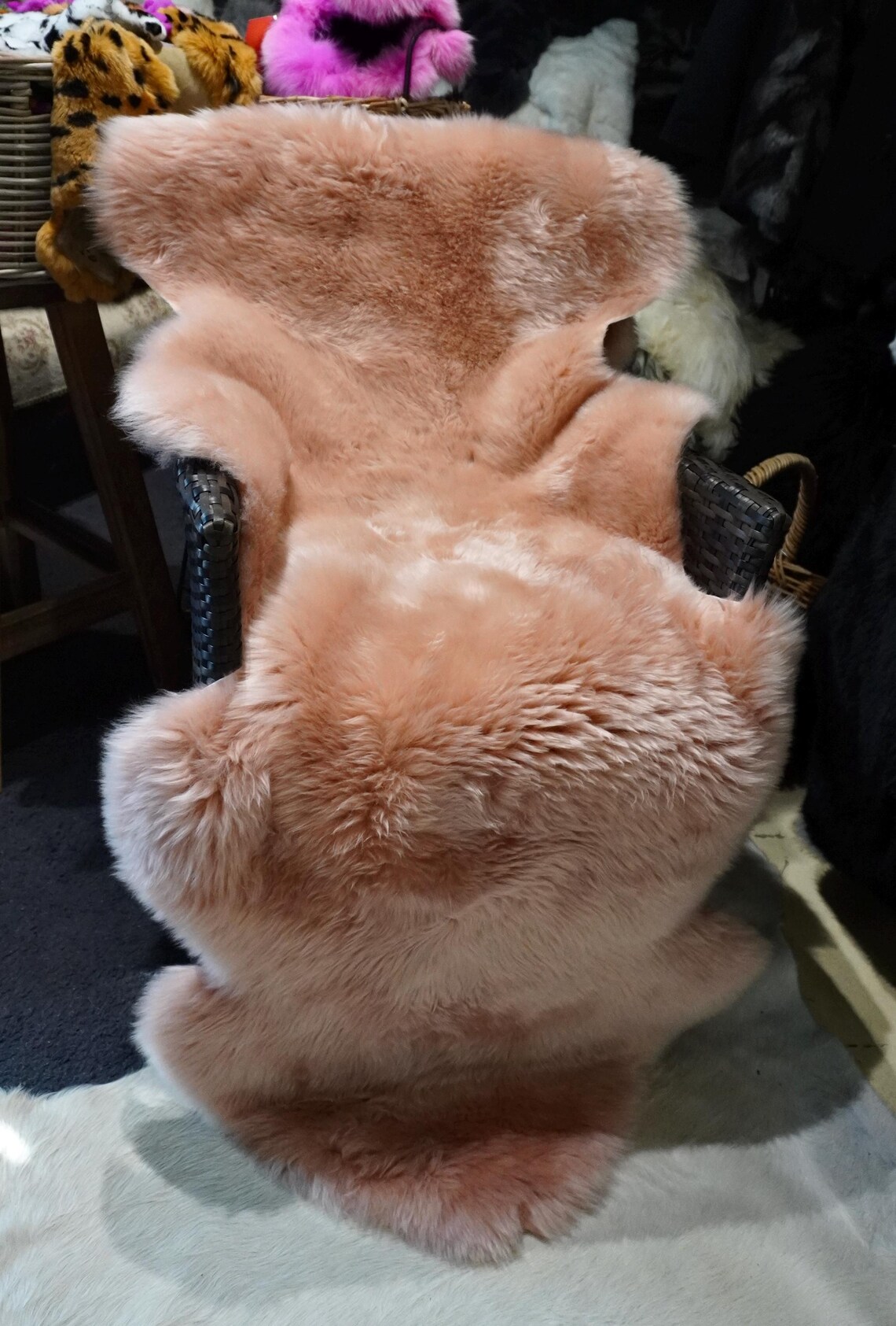 Apricot Pink - A Beautiful Thick, Soft & Warm Double Length Australian ...