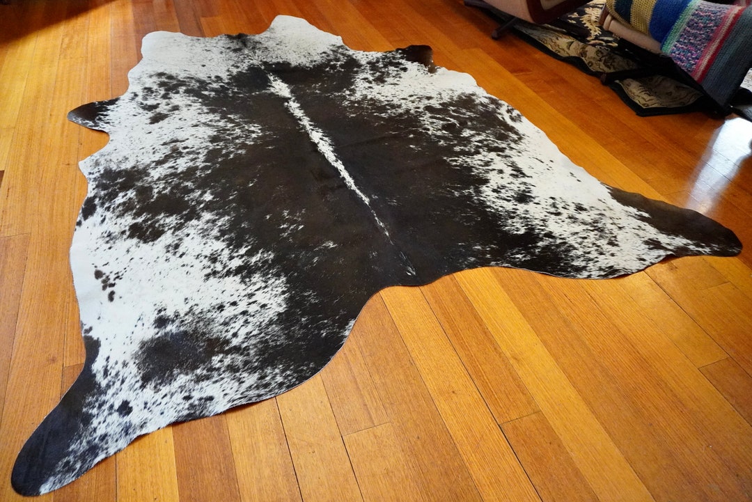 A Beautiful Symmetrical Design - A Hand Selected Premium Cowhide Rug - Etsy