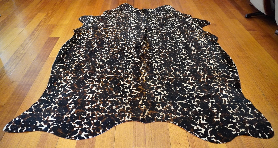 With A Feel Like Velvet - A Camouflage Printed Genuine Leather Cowhide ...