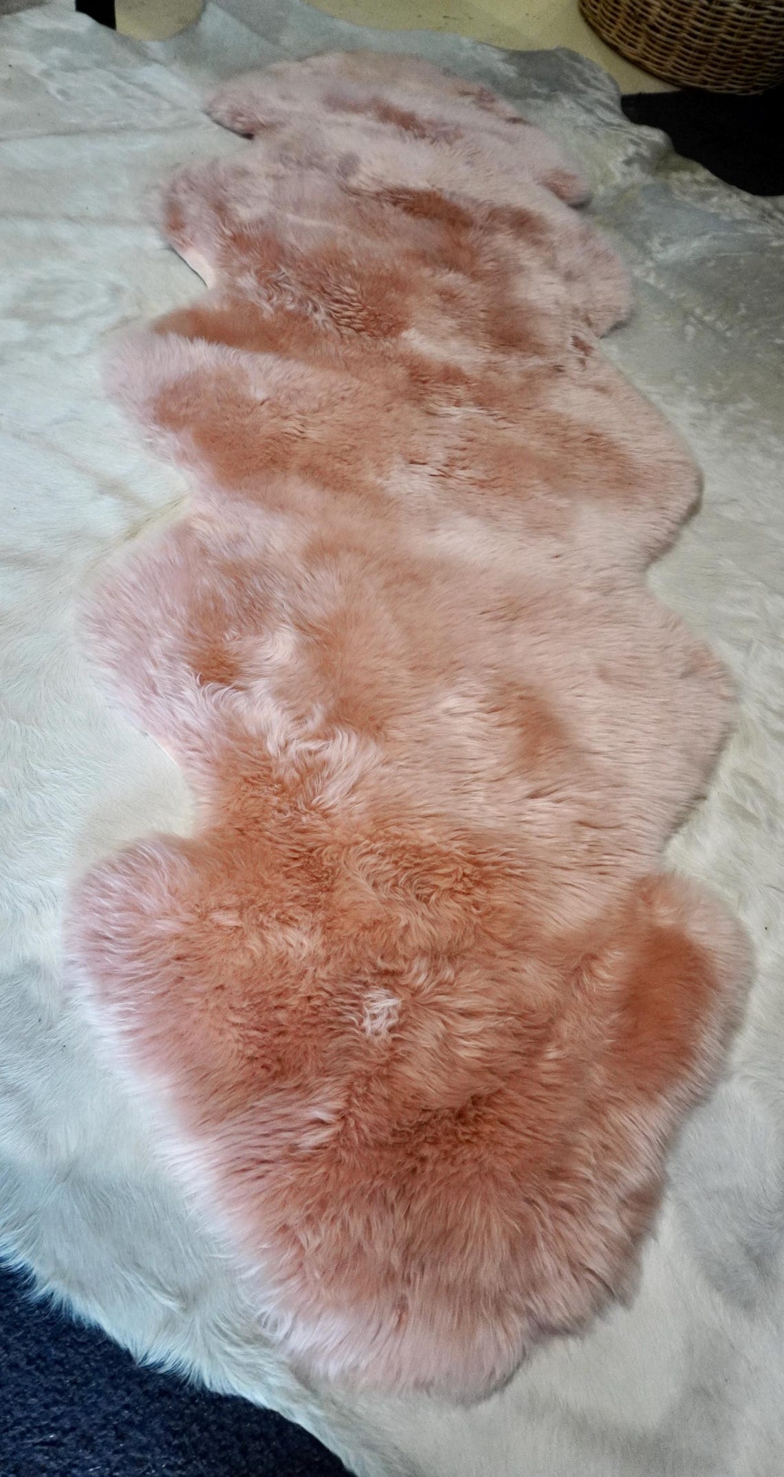Apricot Pink - A Beautiful Thick, Soft & Warm Double Length Australian ...