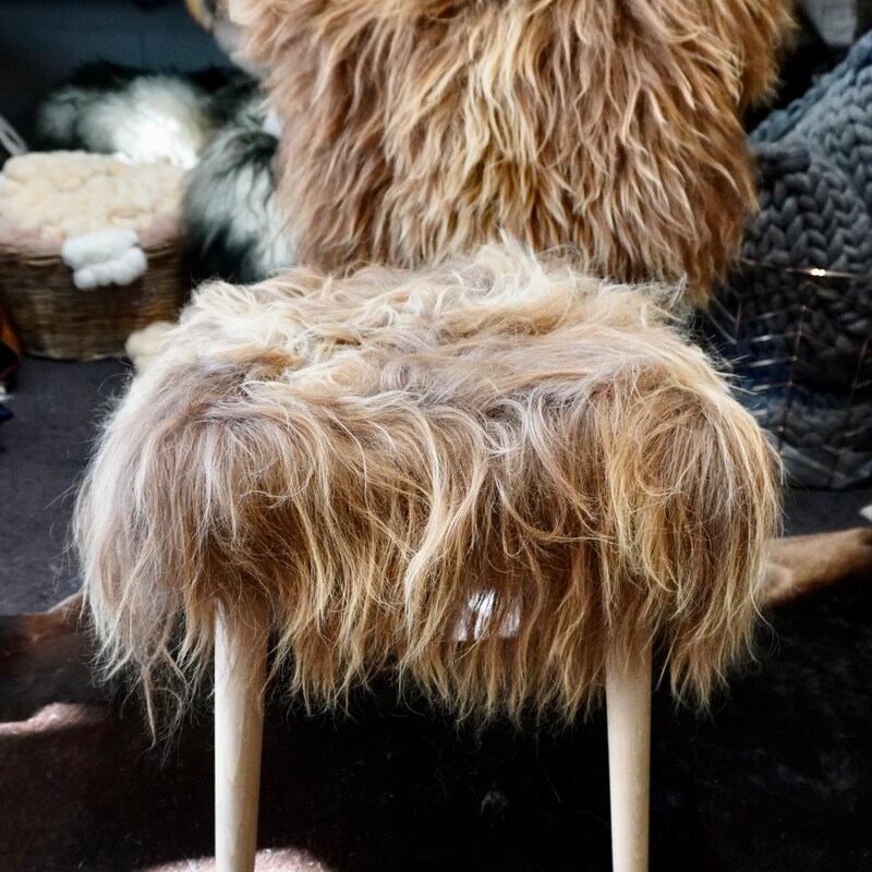 Fur Stool - Etsy