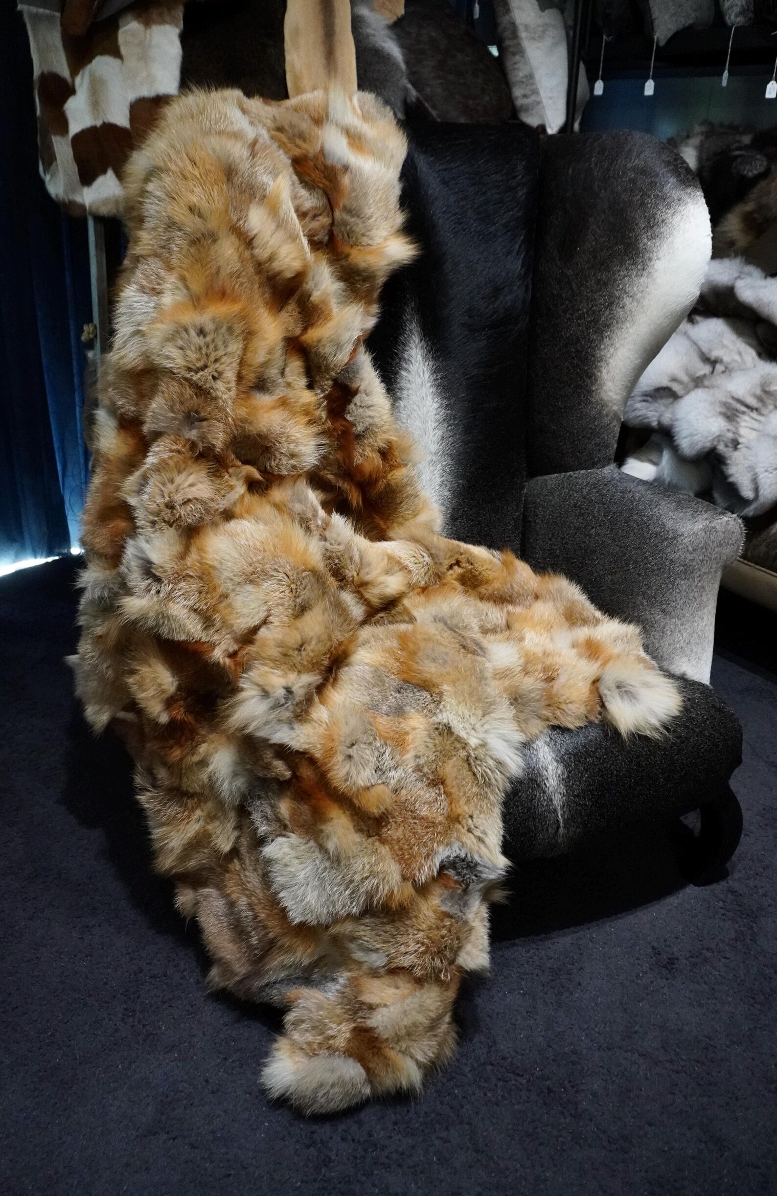 An Absolutely Beautiful Natural Red Fox Fur Throw/ Rug/blanket - Etsy