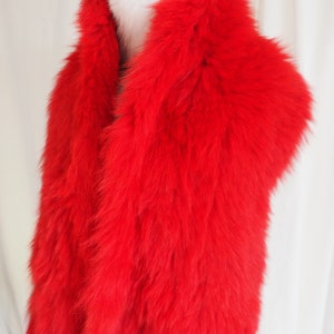 Glorious Red Fox Fur Shawl - Thick and Luxurious - Super Soft and Warm ...