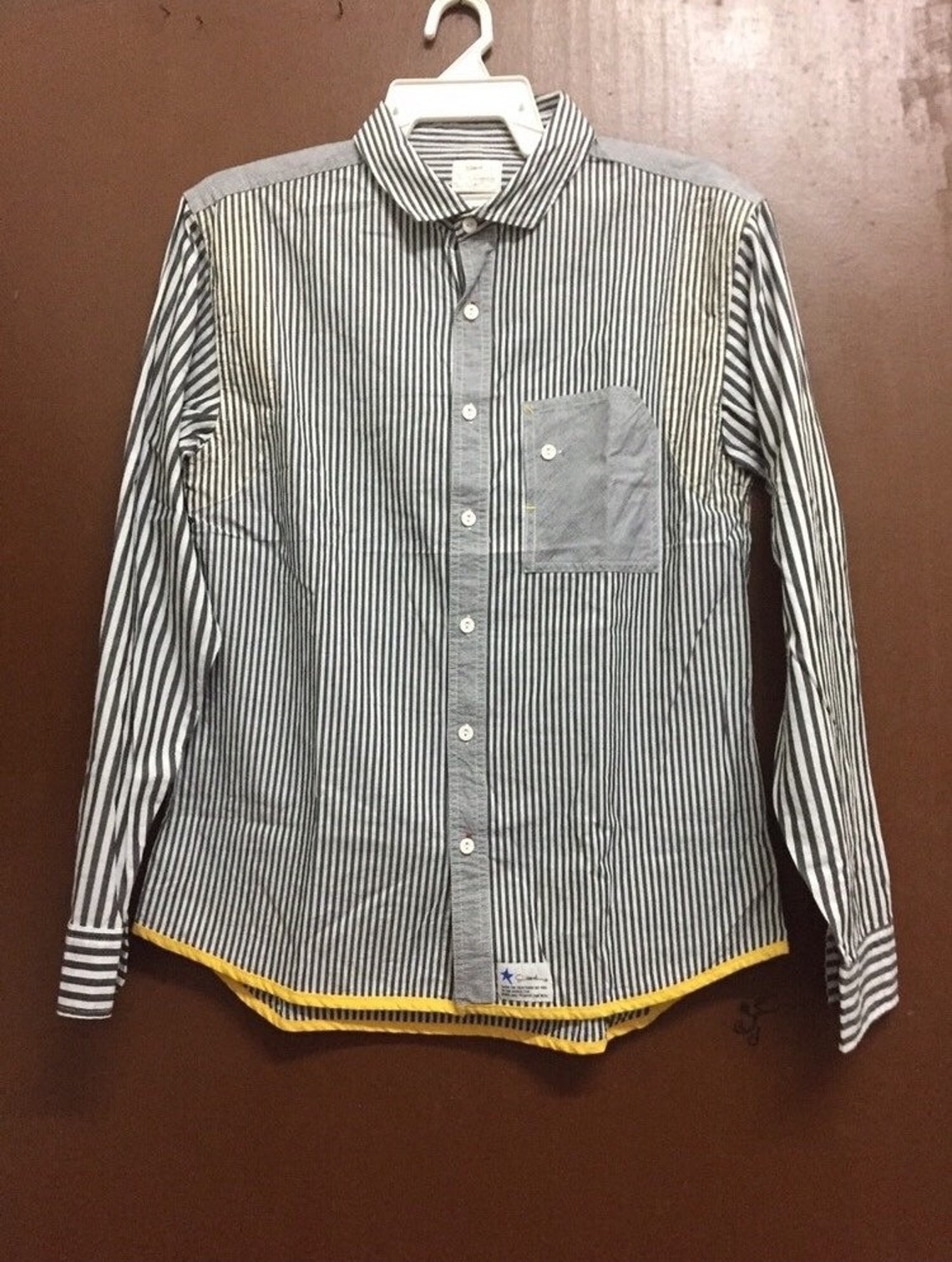 Jun Watanabe Engineer Design Stripes Long Sleeve Large Size - Etsy