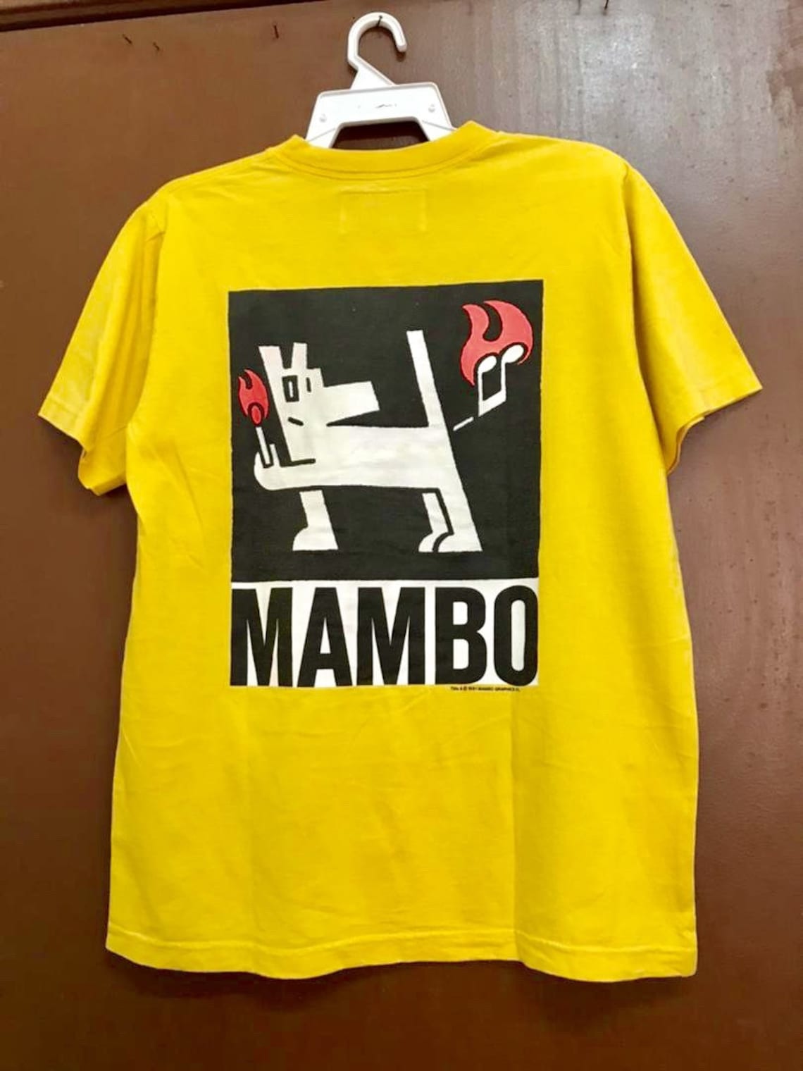 Vintage 90s Mambo Australia Art Brand Yellow Colour Short | Etsy