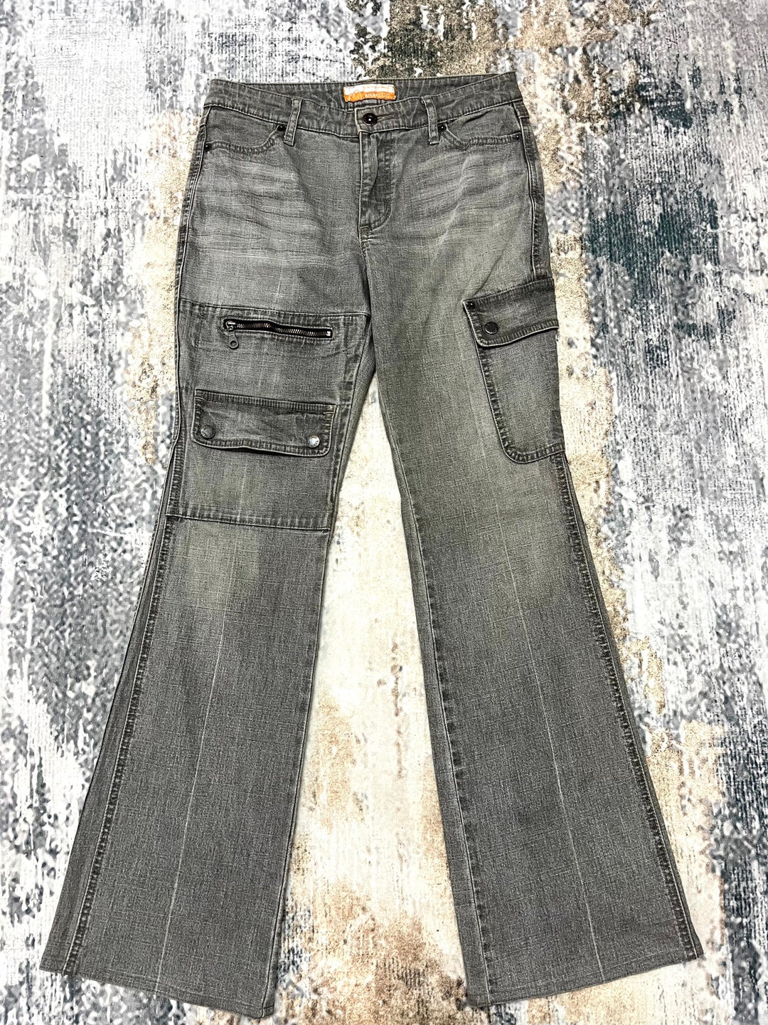 Vintage Amaretto Japanase Side Bush Pants Pockets Bootcut - Etsy