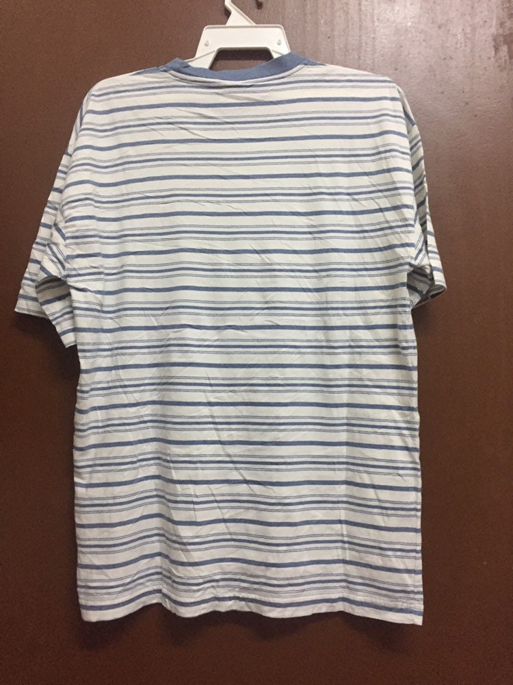 Vintage Pro Keds Stripes Logo Short Sleeve Blue and White - Etsy