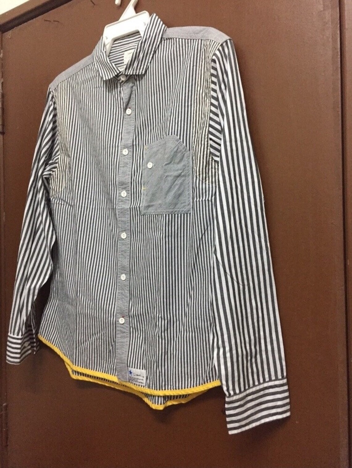 Jun Watanabe Engineer Design Stripes Long Sleeve Large Size - Etsy