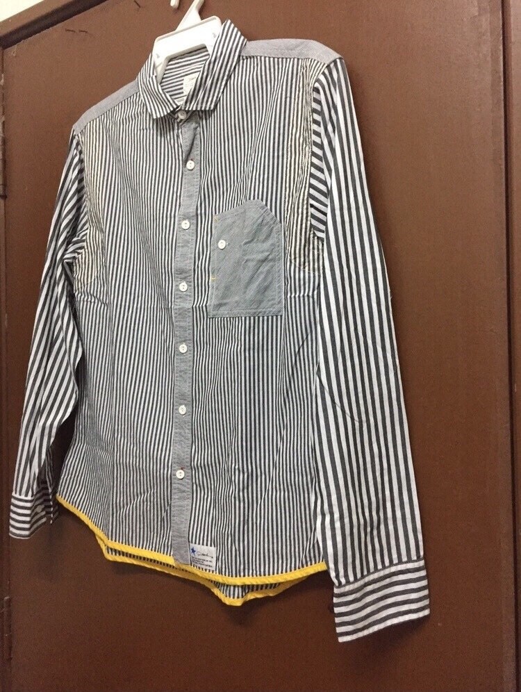 Jun Watanabe Engineer Design Stripes Long Sleeve Large Size - Etsy