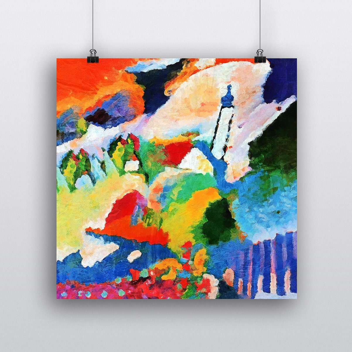 Colorful Print Abstract Wall Art Print Modern Art Print - Etsy