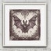 Gothic Bat Art Print Dark Fantasy Wall Decor Victorian Goth Bat ...