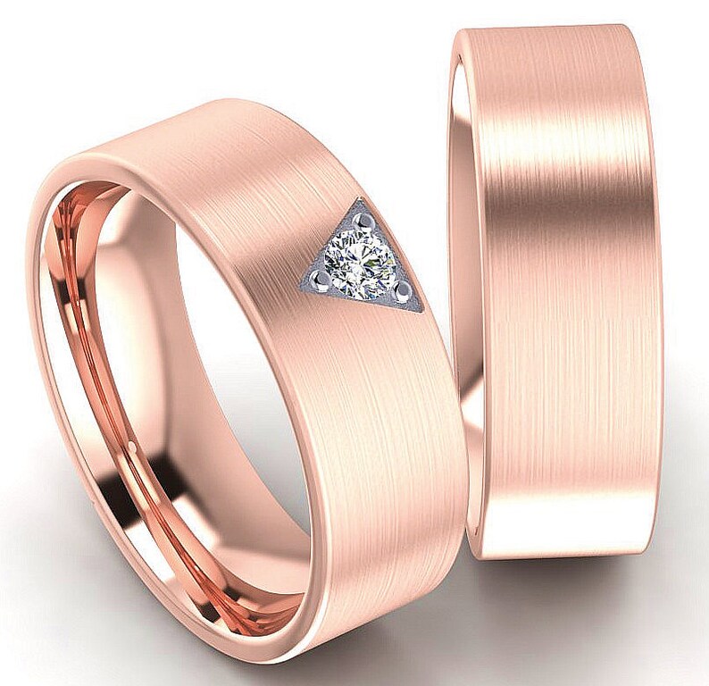 Pair of Stainless Steel Partner Rings Friendship Ring | Etsy