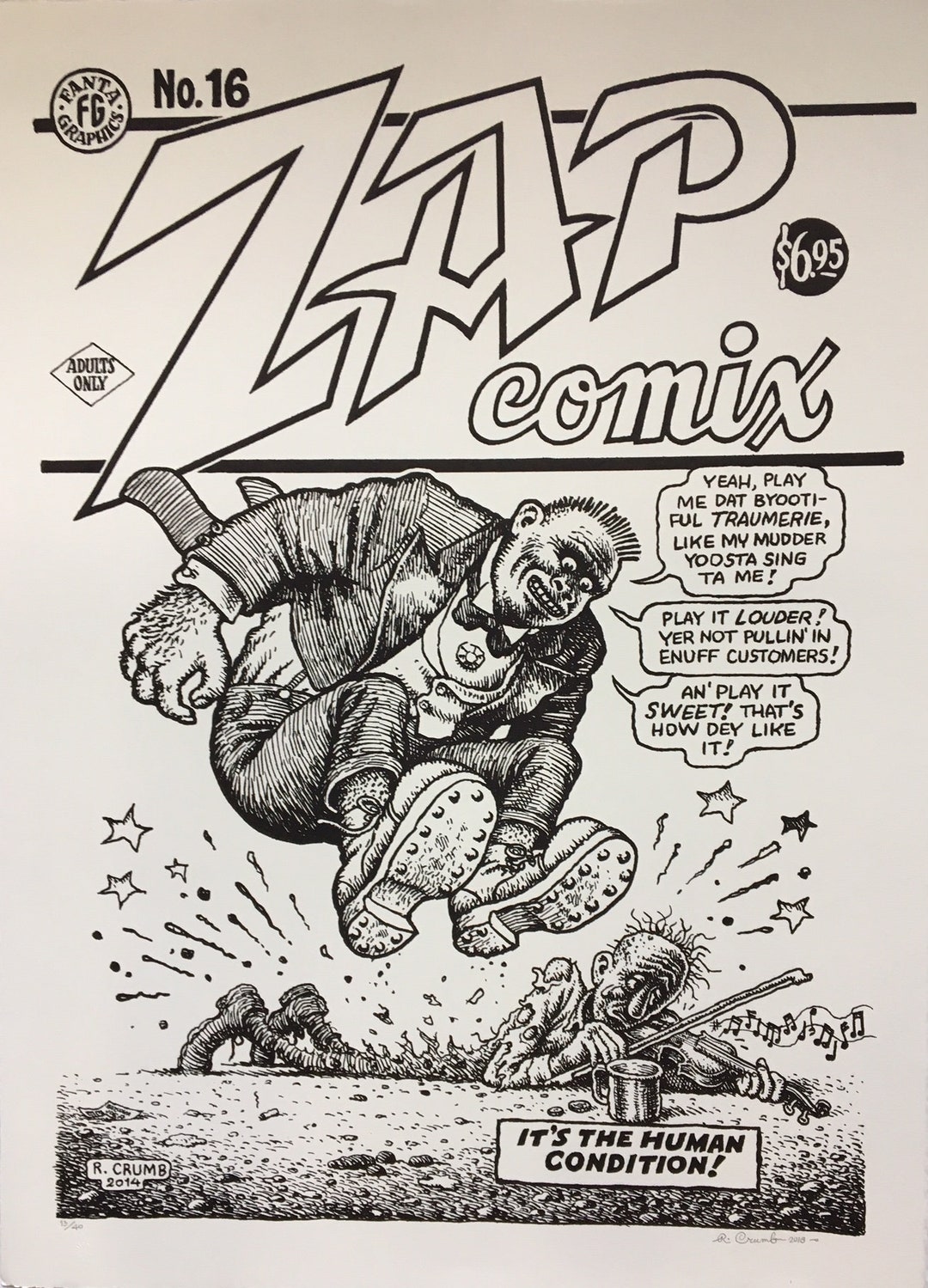 Zap Comix - Robert Crumb - Original Signature - Lithographie - 2018 - Etsy