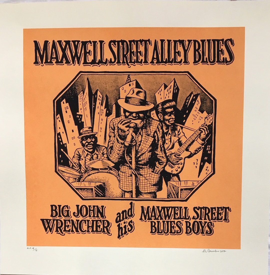 Robert Crumb - Maxwell Street - Original Signature - 2017 - Etsy