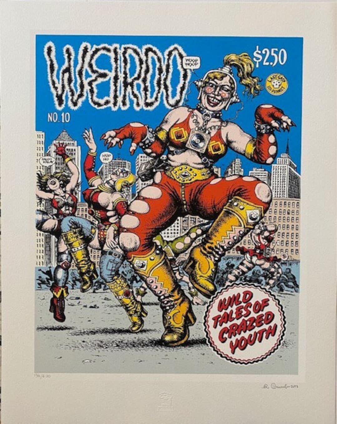 Robert Crumb - Weirdo No.10 - Serigraphy 194/200 - Original Signature ... Robert Crumb - Weirdo No.10 - Serigraphy 194/200 - Original Signature ...