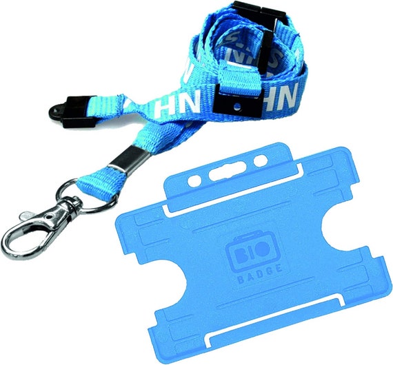 NHS Double Breakaway Lanyard Supplied With Double Sided ID - Etsy UK