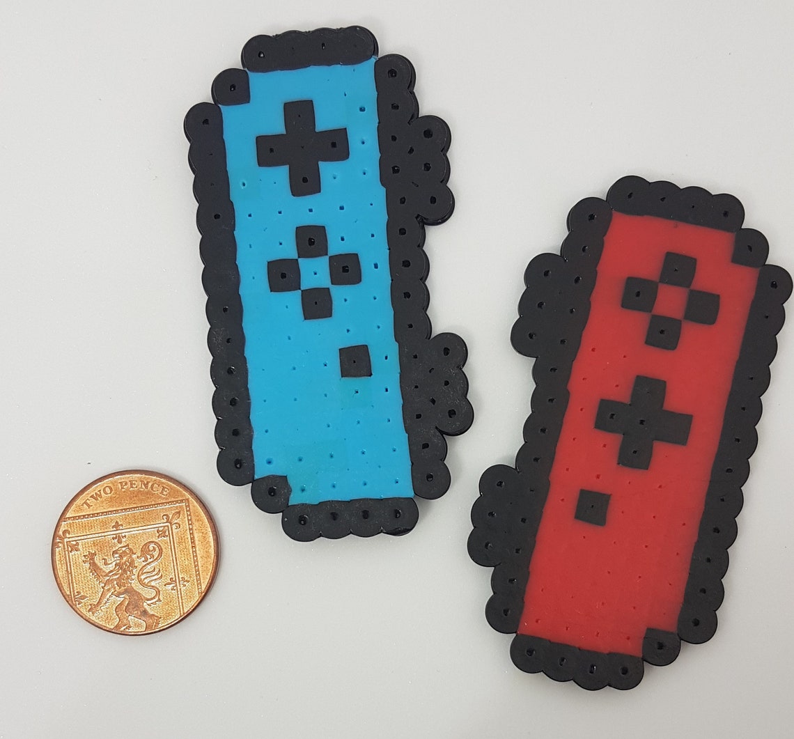 Customizable Switch Joy Con Perler Bead Key Chain/pin - Etsy