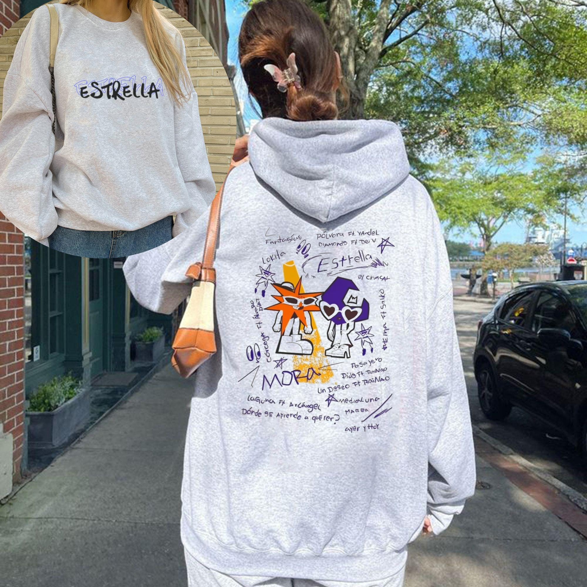 MORA Merch Estrella Album T-shirt Estrella Tee Mora 2023 Graphic Hoodie ...