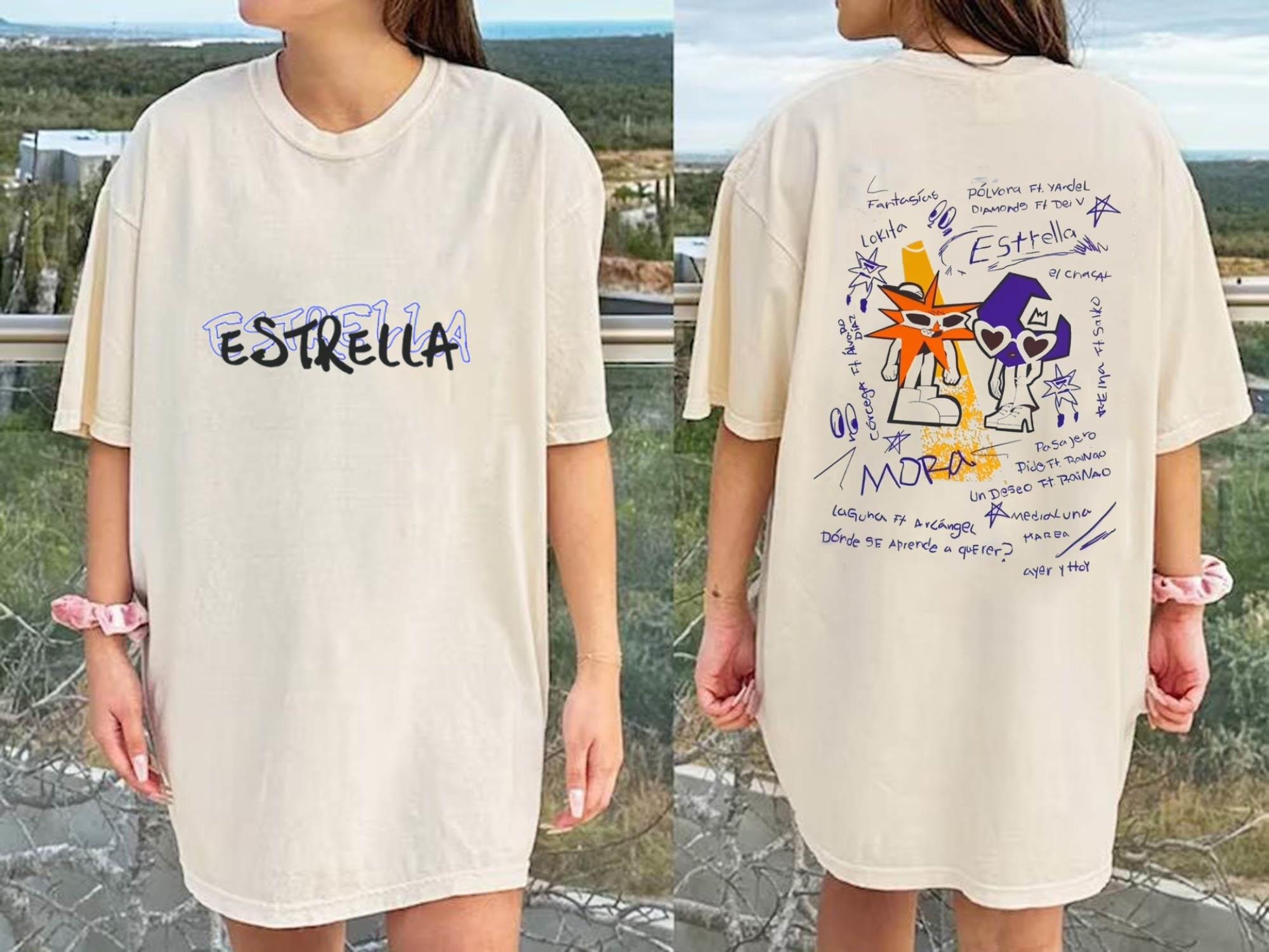 MORA Merch Estrella Album Camiseta Estrella Tee Mora 2023 - Etsy España