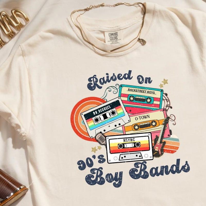 Boy Bands Cassette Tshirt - Etsy