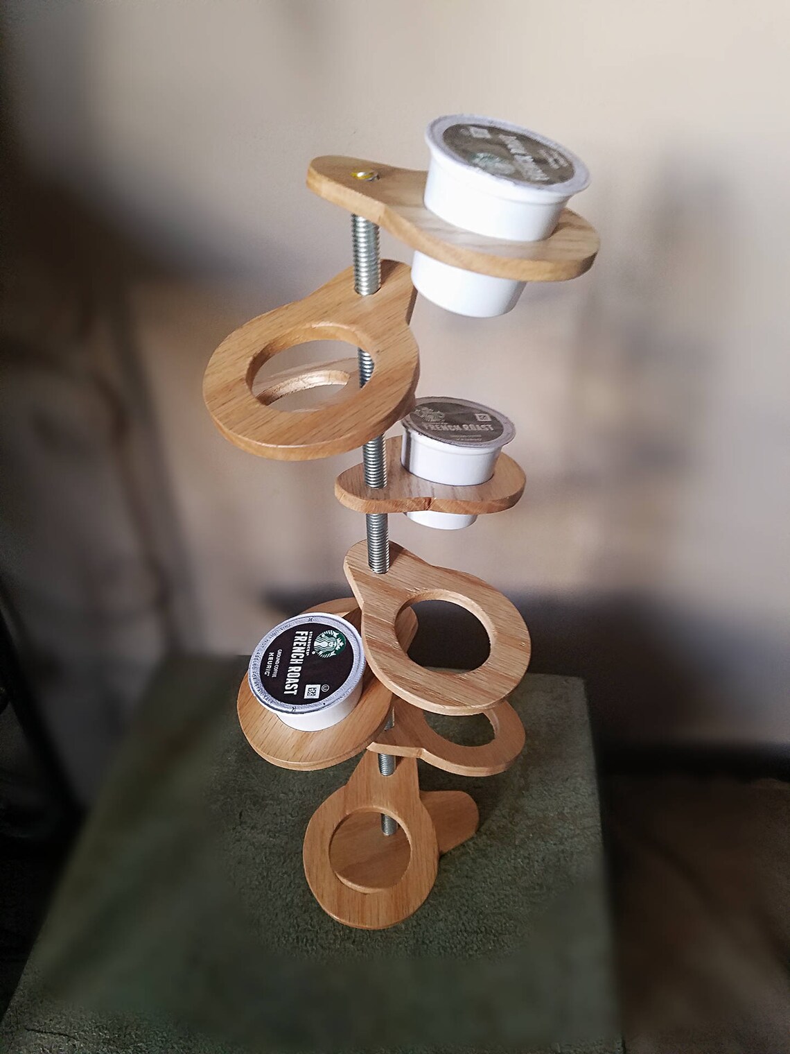 Contemporary Red Oak K-cup Holder With Natural Finish. - Etsy