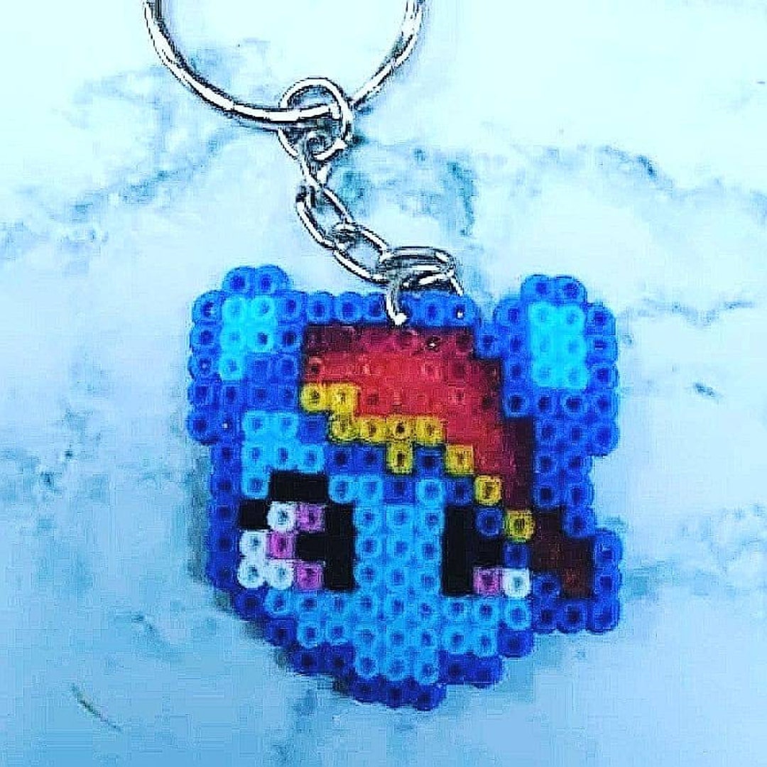 Character and Symbol Perler Bead Keyrings - Etsy