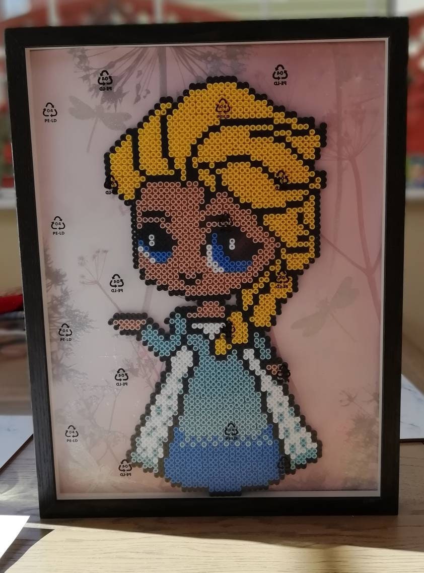 Elsa Perler Bead - Etsy